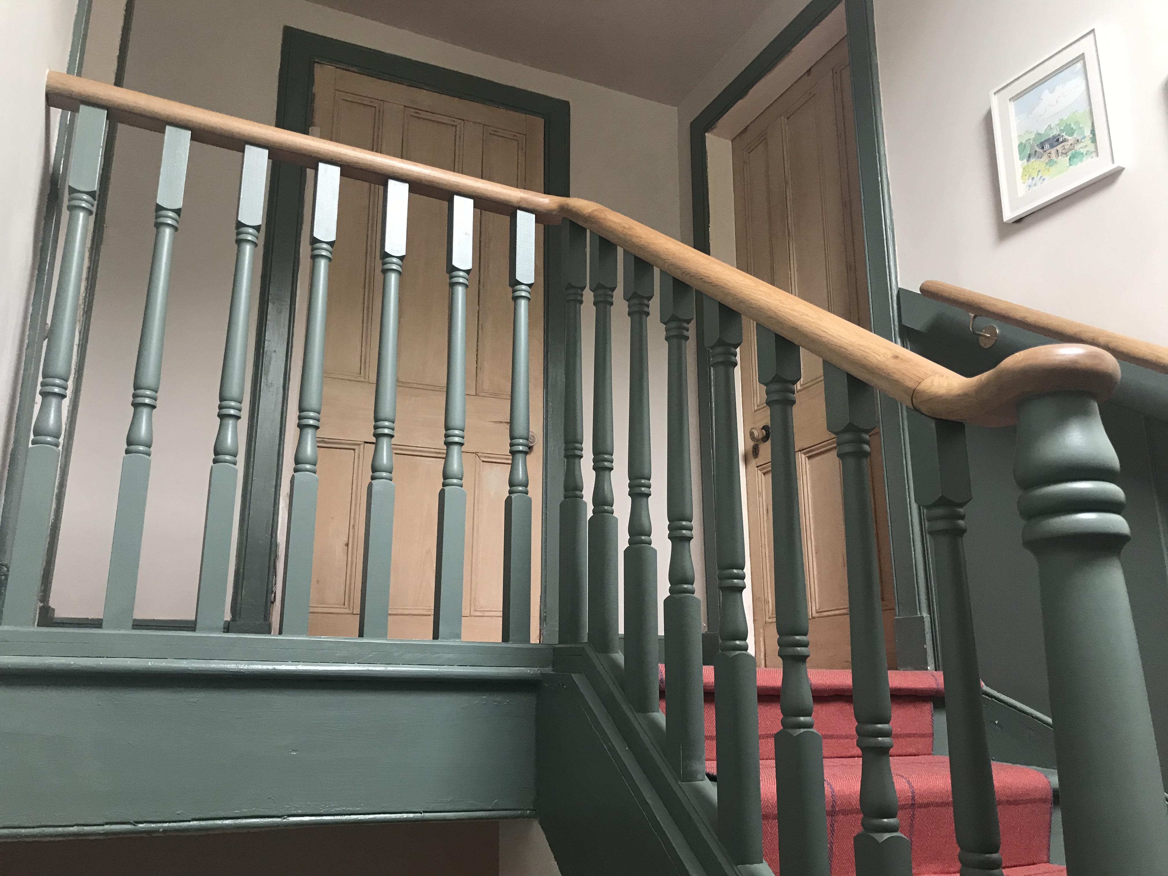 gallery featuring stairs and hallways