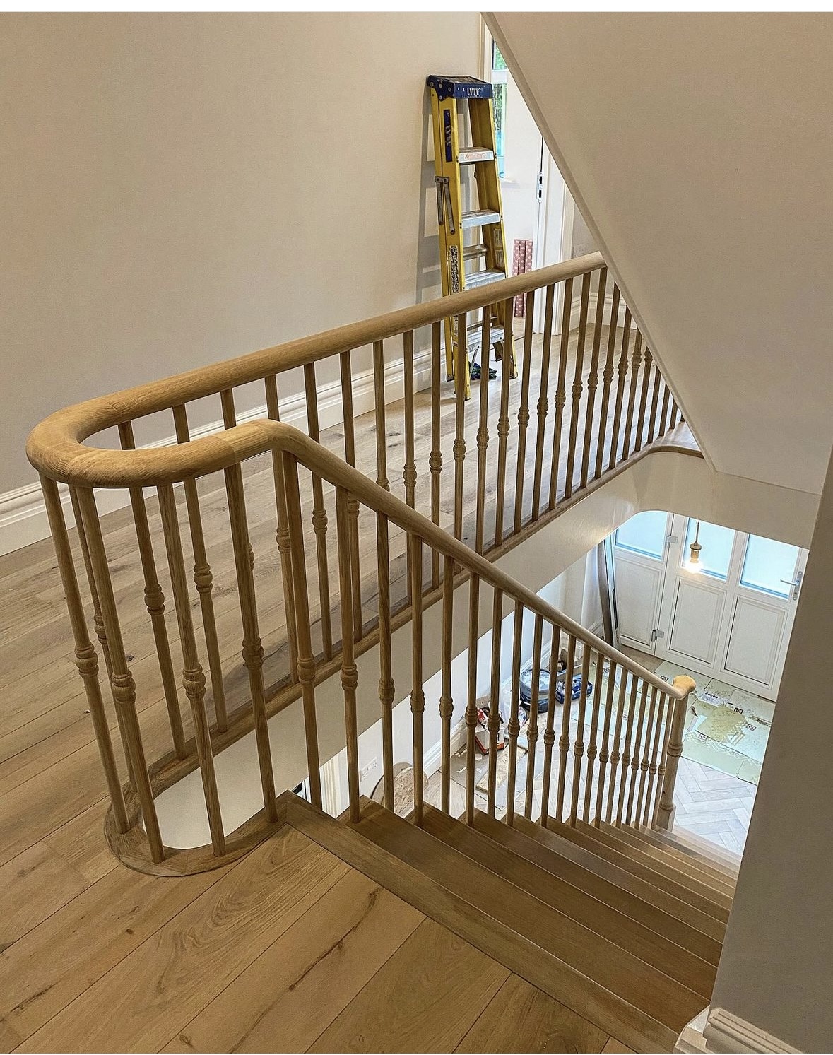 gallery featuring stairs and hallways