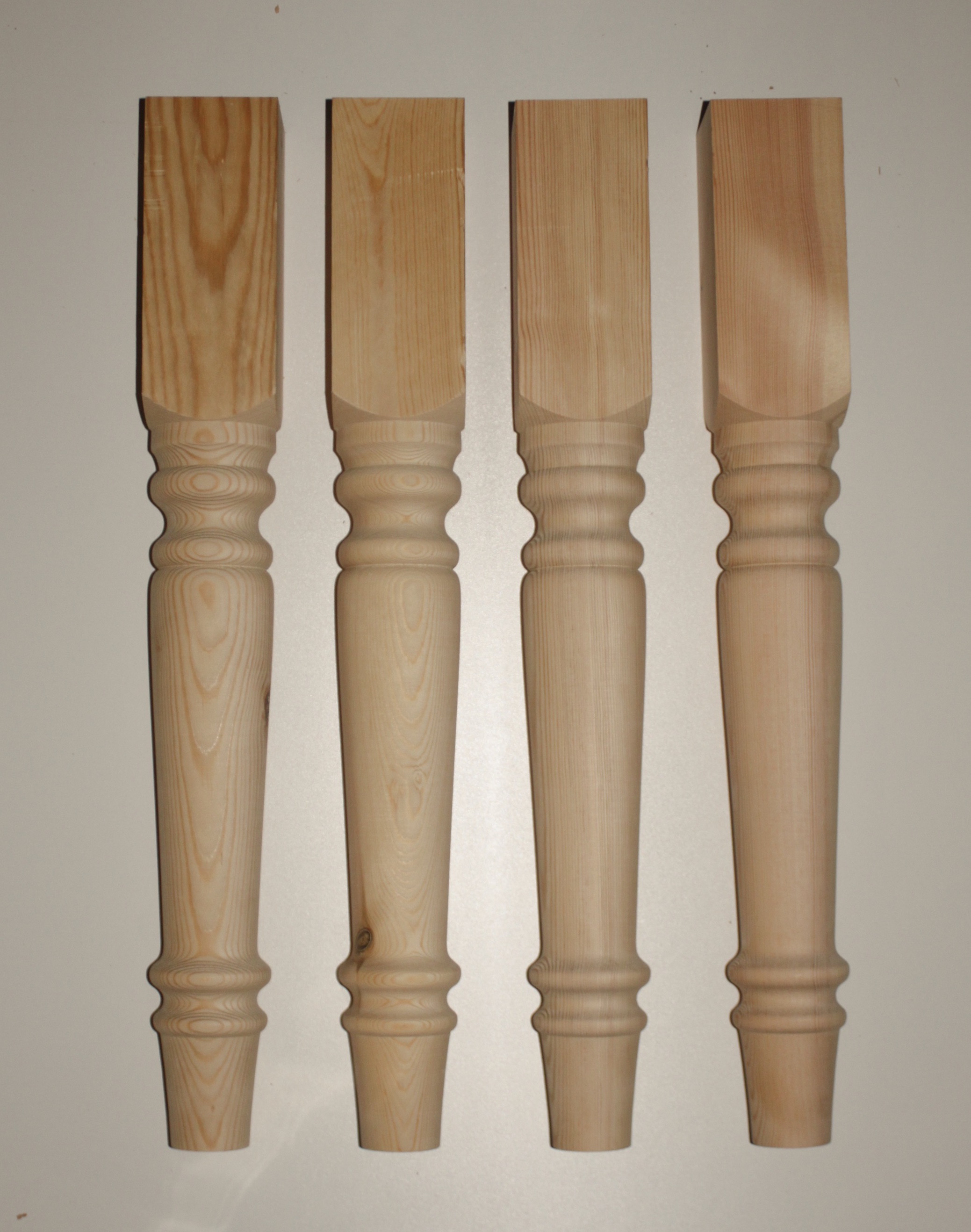 Dave Dalby Woodturning table legs bun feet and other turnings direct ...